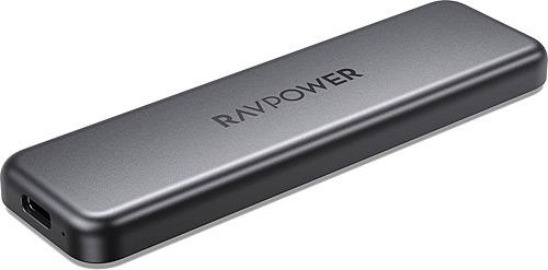 RAVPower Mini External SSD Hard Drive (1 TB) Portable SSD USB-C Solid ...