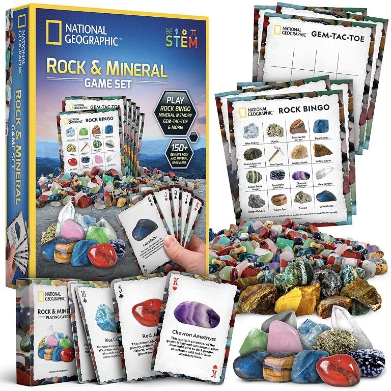 {READY STOCK} NATIONAL GEOGRAPHIC Rock Bingo Game -Play Rock Bingo ...