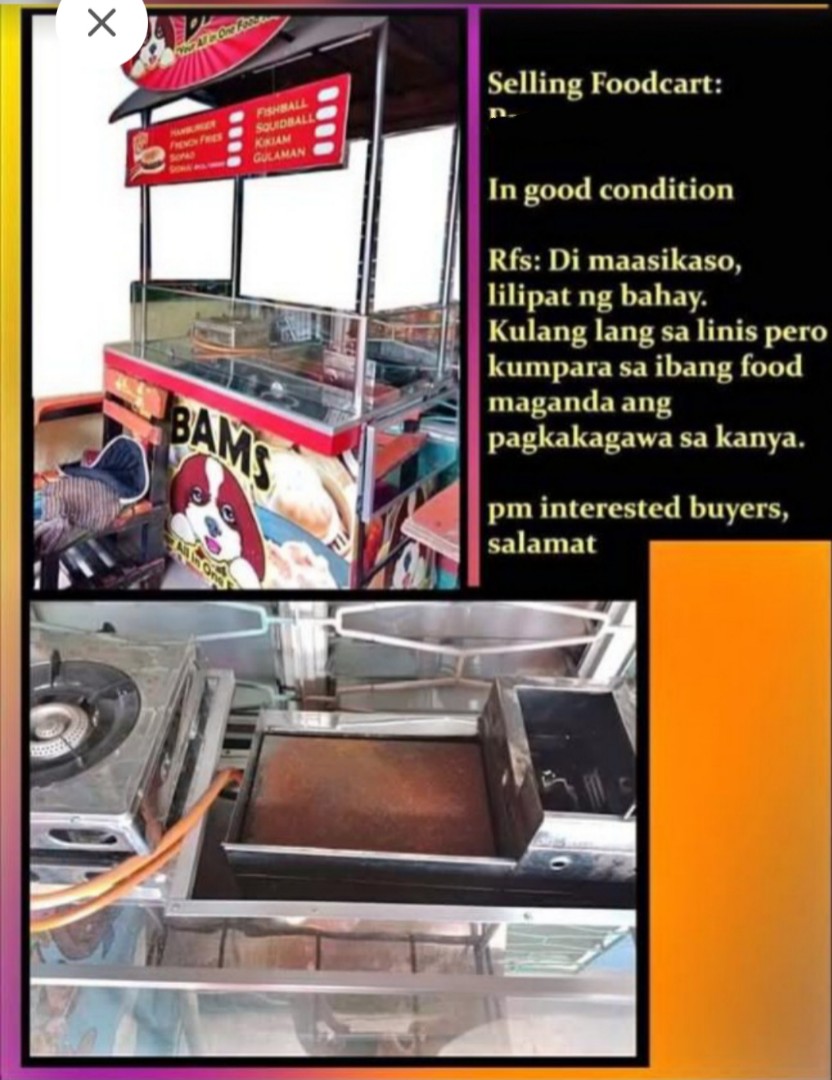 Rush!! Selling Negosyo Food cart, Everything Else, Others on Carousell