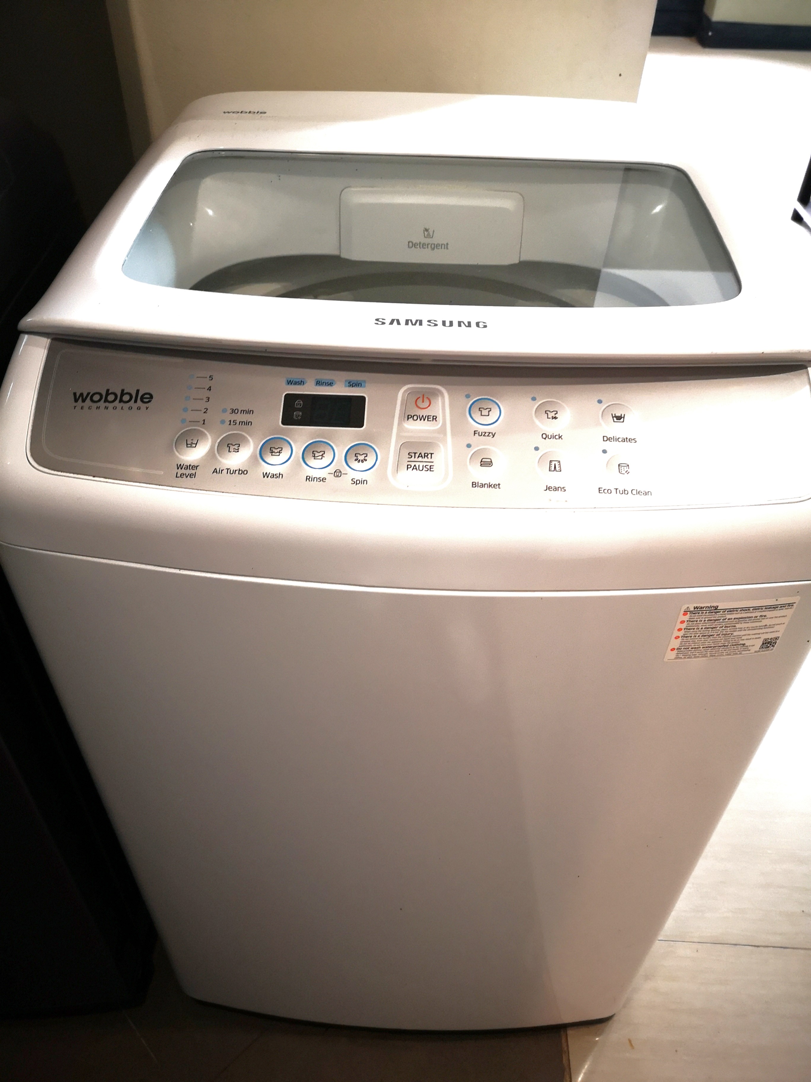 Samsung Wobble Washing Machine, TV & Home Appliances, Washing Machines ...