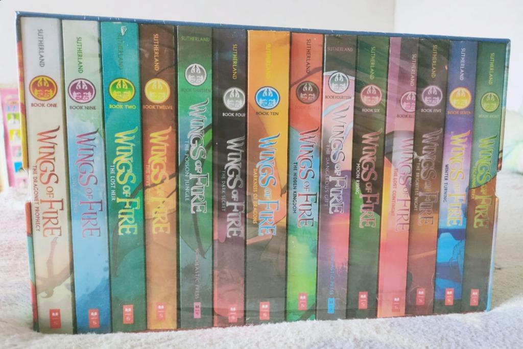 [SG stock] Wings of Fire Box Set by Tui T. Sutherland English fiction ...