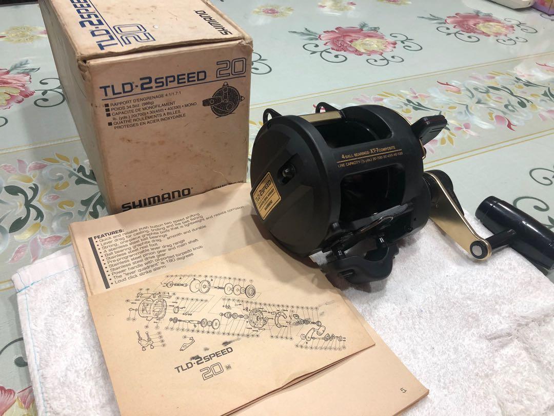 Shimano TLD-20 2 SPEED Reel, Sports Equipment, Fishing on Carousell