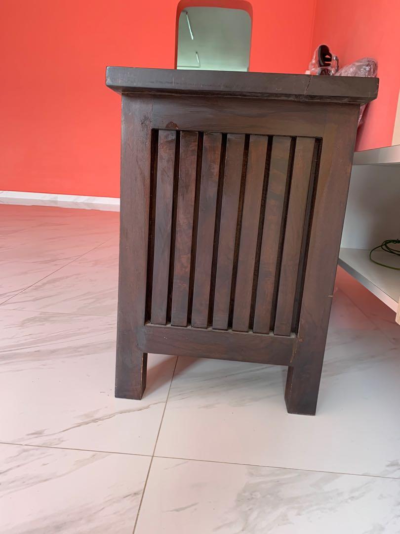 Teak wood ( Indonesian ) Side Table, Furniture & Home Living, Furniture ...