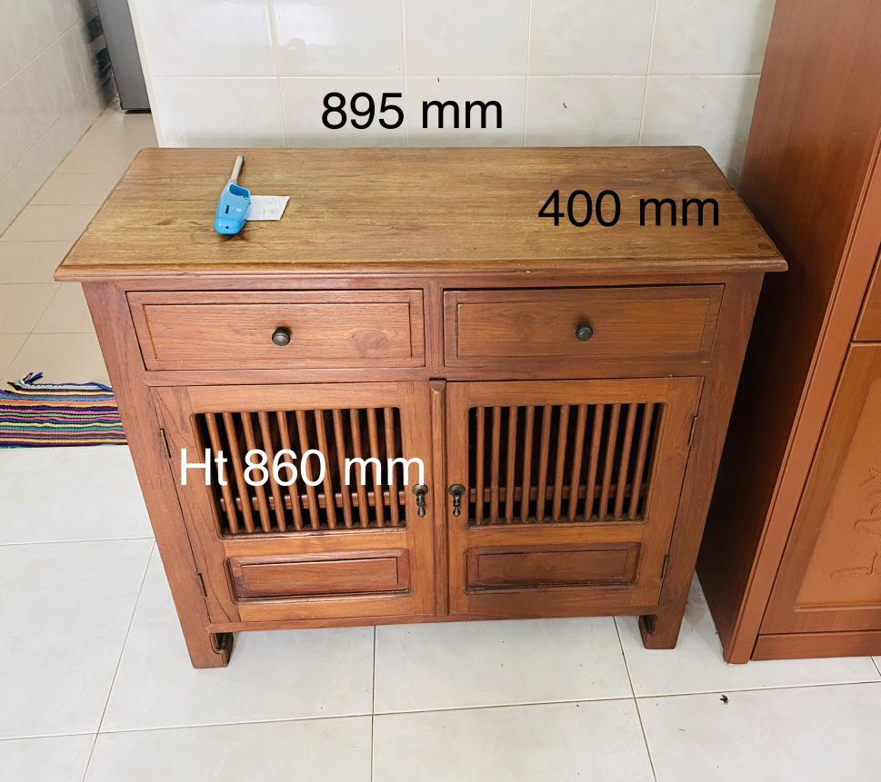 Timber caninet, Furniture & Home Living, Furniture, Shelves, Cabinets ...
