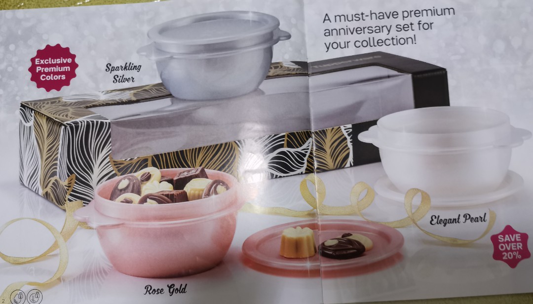 Tupperware brand - One Touch Container, TV & Home Appliances, Kitchen ...