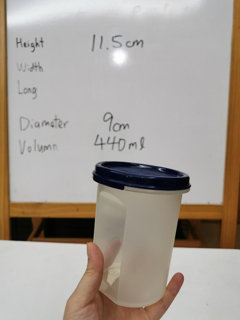 Tupperware cylinder modular mate round 440ml, Furniture & Home Living ...