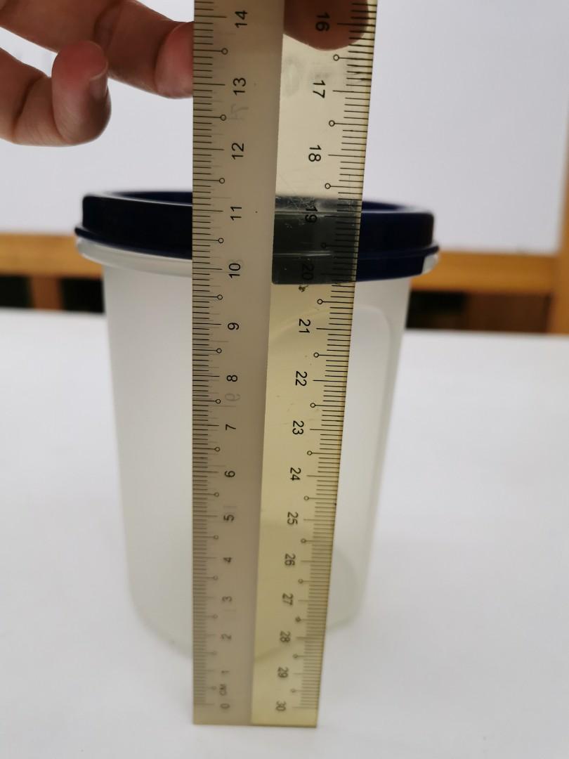 Tupperware cylinder modular mate round 440ml, Furniture & Home Living ...