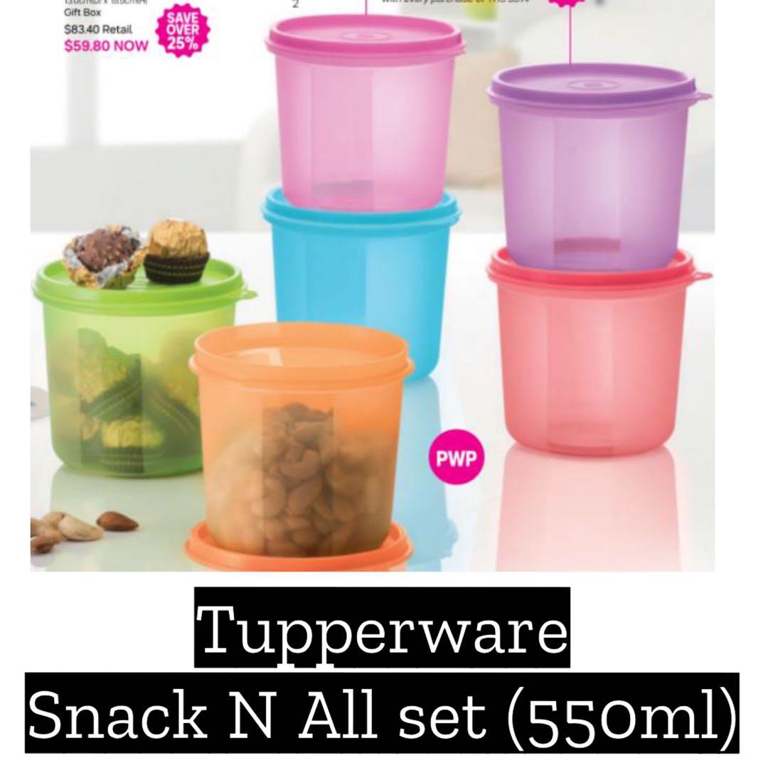 Tupperware Round Containers collection, Furniture & Home Living ...
