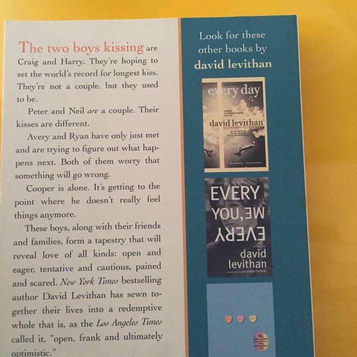 Two Boys Kissing by David Levithan, Hobbies & Toys, Books & Magazines ...