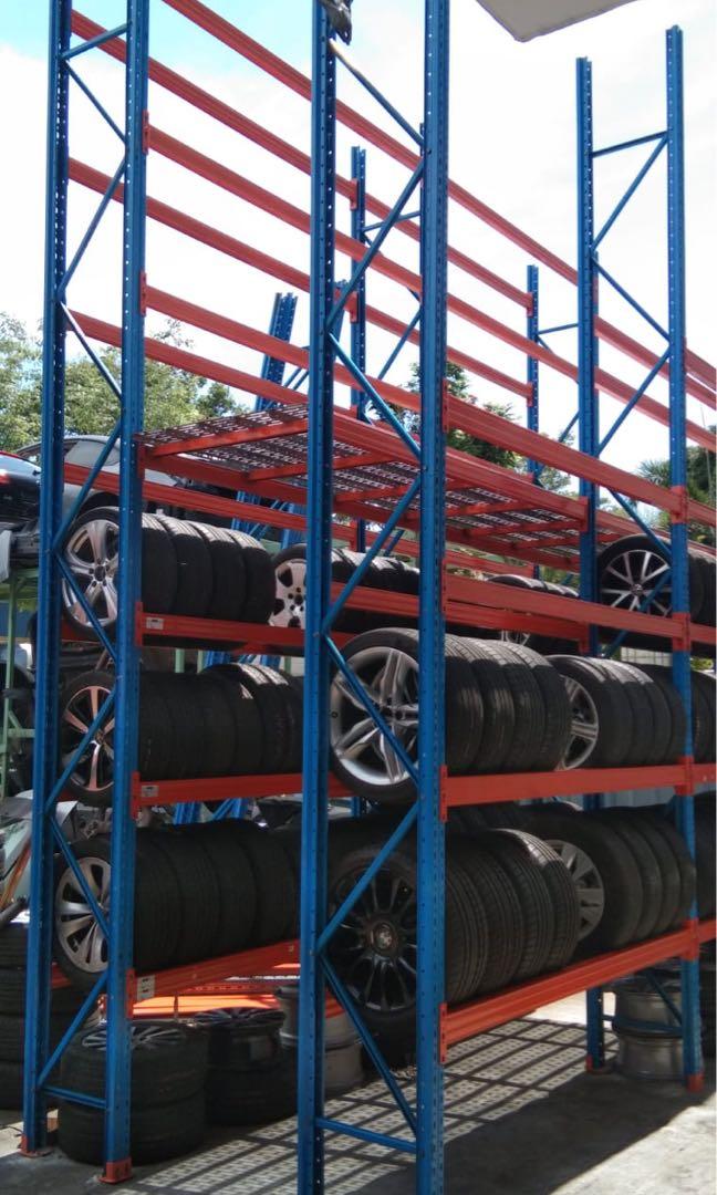 Tyre Racking System Heavy/Medium Duty Shelving, Furniture & Home Living ...