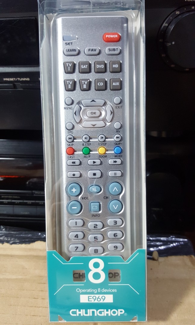 Universal Remote Control for ur TV Amplifier Receiver CD DVD Player ...