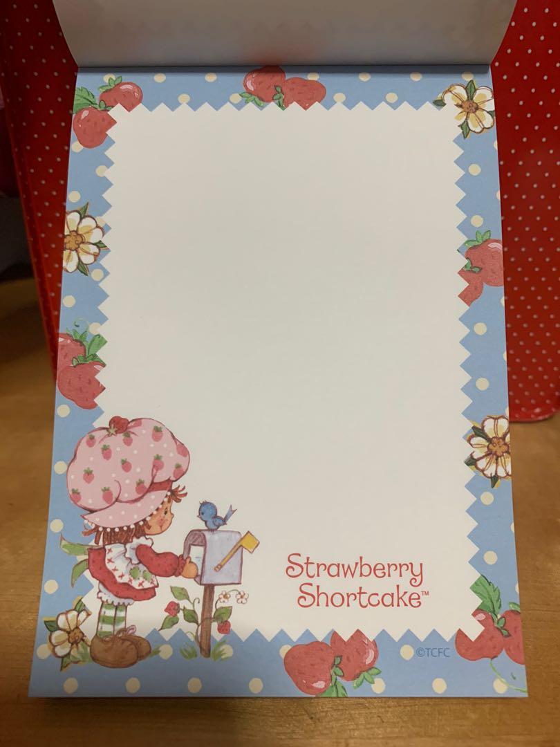Vintage Strawberry Shortcake writing note pad- Brand New MADE IN JAPAN ...