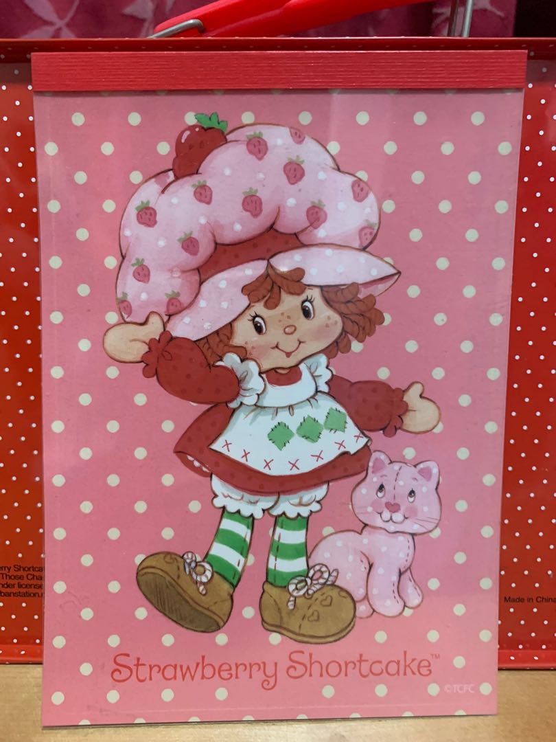 Vintage Strawberry Shortcake writing note pad- Brand New MADE IN JAPAN ...