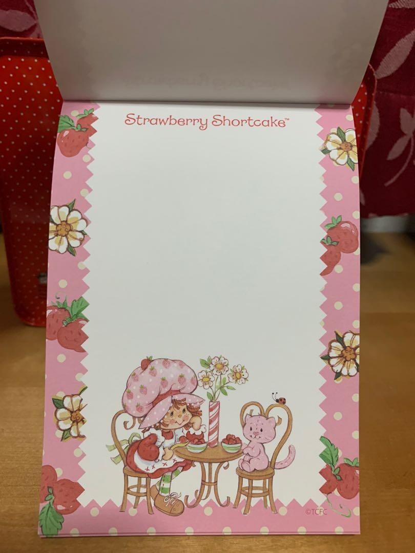 Vintage Strawberry Shortcake writing note pad- Brand New MADE IN JAPAN ...
