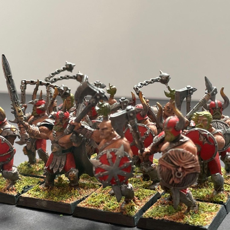 WARHAMMER AoS Age of Sigmar WARRIORS OF CHAOS MARAUDERS UNIT REGIMENT ...