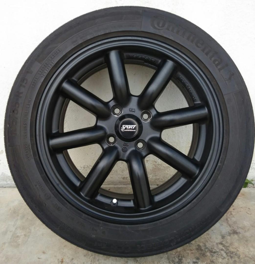Watanabe sport rim 15", Auto Accessories on Carousell