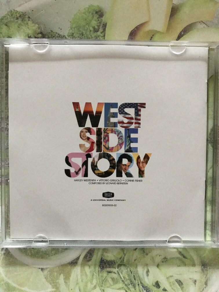 WEST SIDE STORY 美版 CD聖經推介 發燒天碟, 興趣及遊戲, 音樂樂器 & 配件, 音樂與媒體 - CD 及 DVD ...
