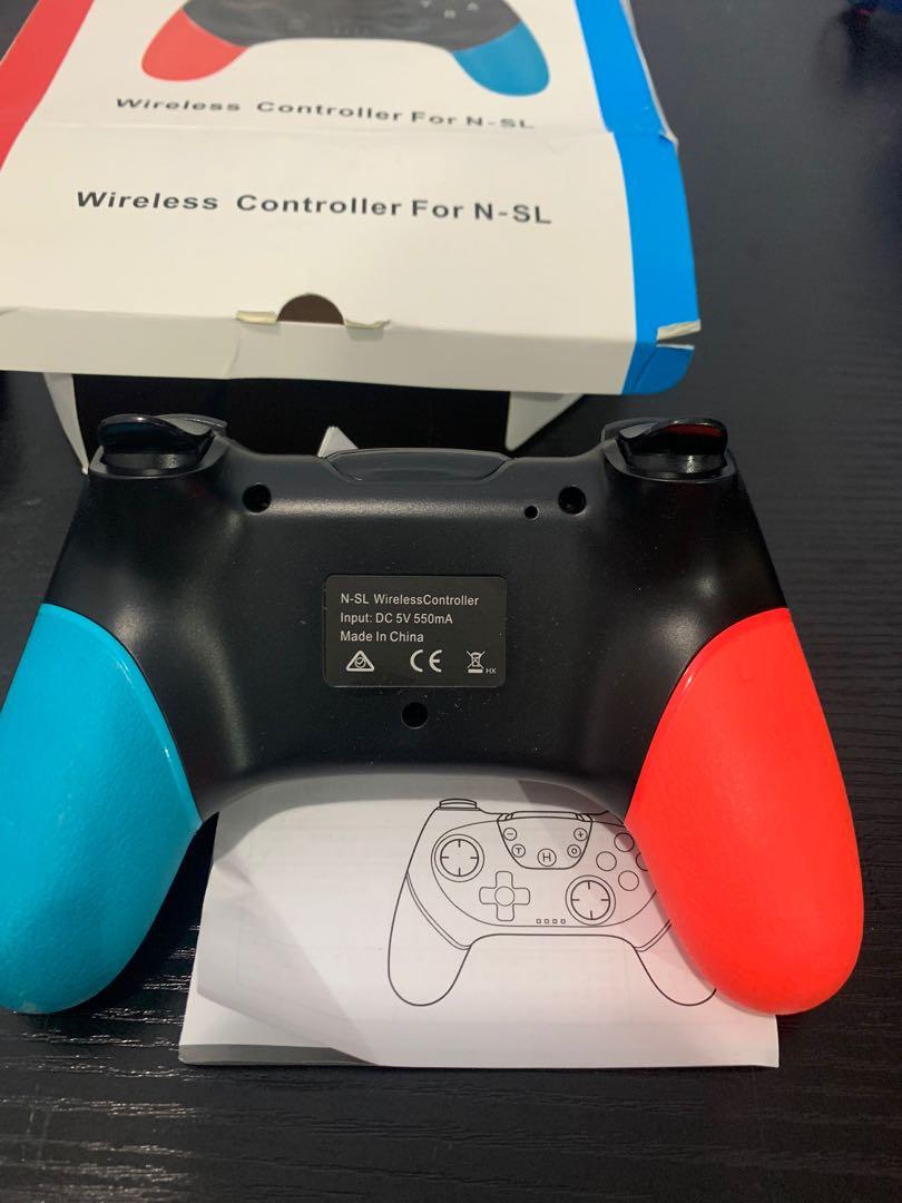 Wireless Controller for N-SL Model SW001 (Nintendo Switch), Video ...