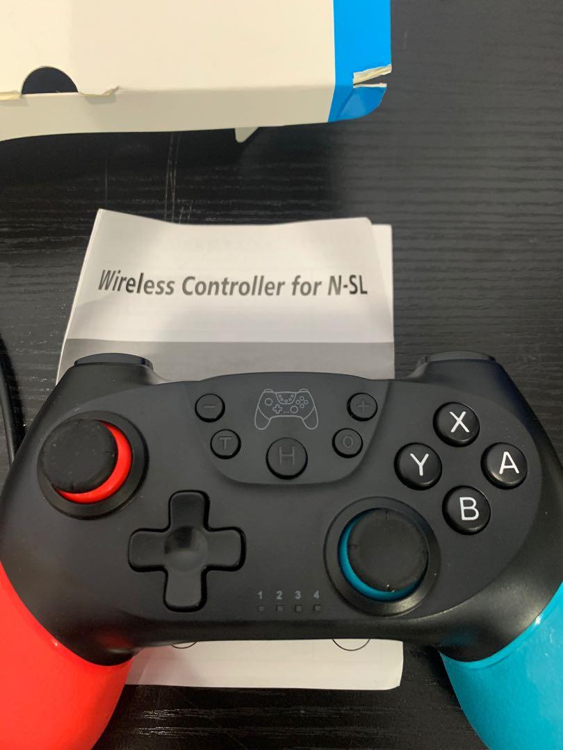 Wireless Controller for N-SL Model SW001 (Nintendo Switch), Video ...