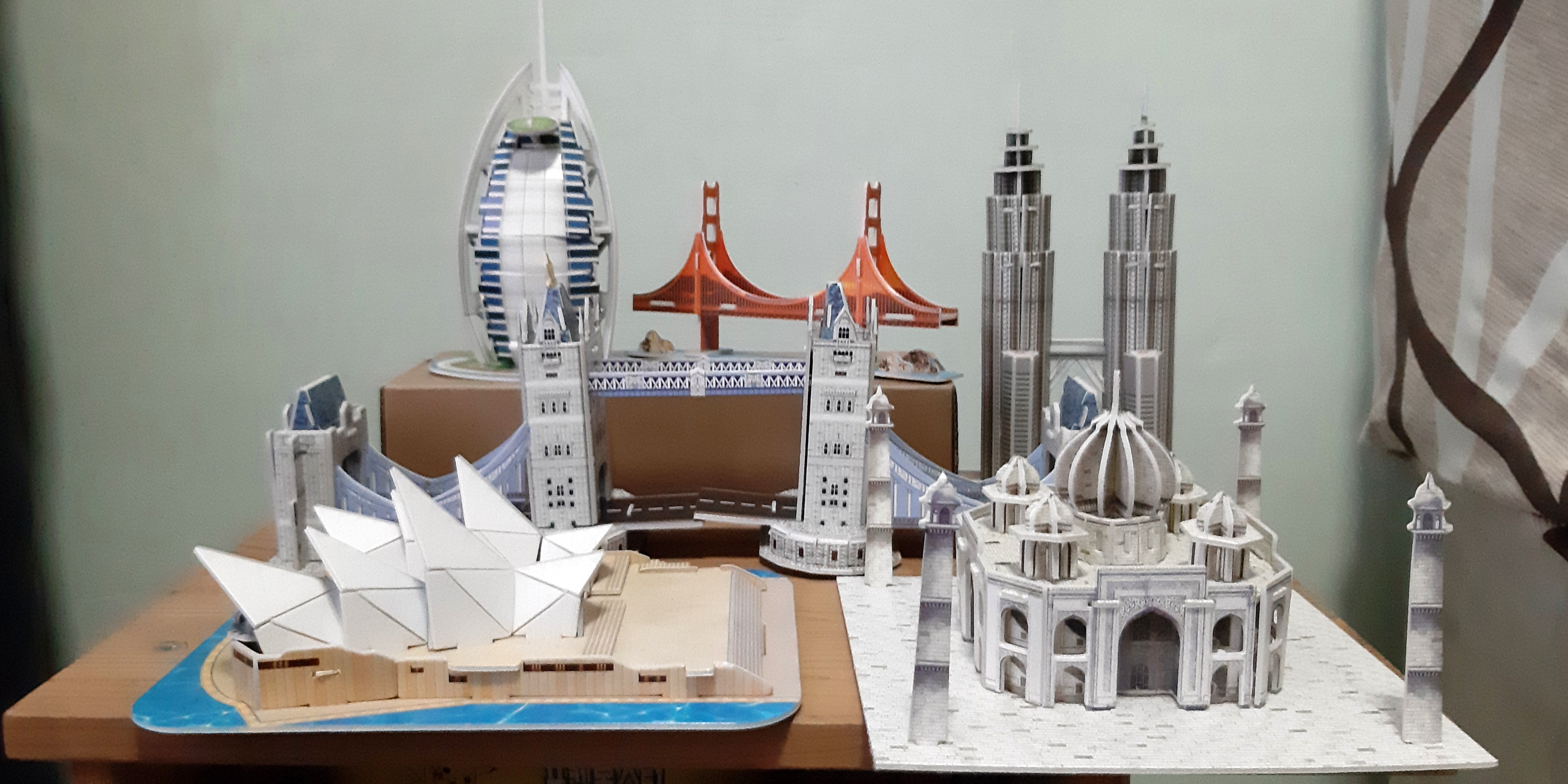 (Weekend Sale) World Landmarks Cardboard Puzzles (Medium), Hobbies ...