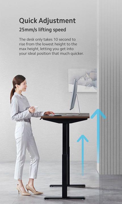 Xiaomi smart Standing Table Work Desk adjustable height, Furniture ...