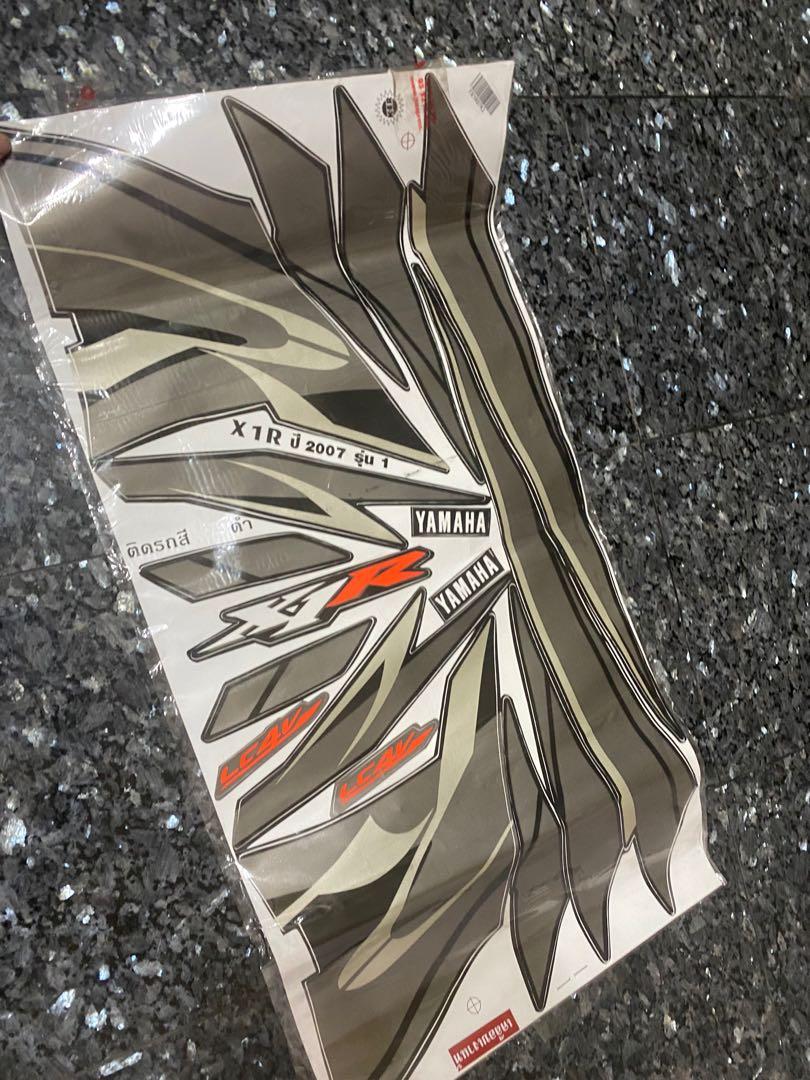 Yamaha X1r Sticker, Motorcycles, Motorcycle Accessories on Carousell