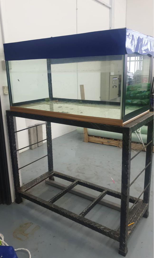 4FT x 2FT x 2FT Fish Tank with Stand, Pet Supplies, Homes & Other Pet ...
