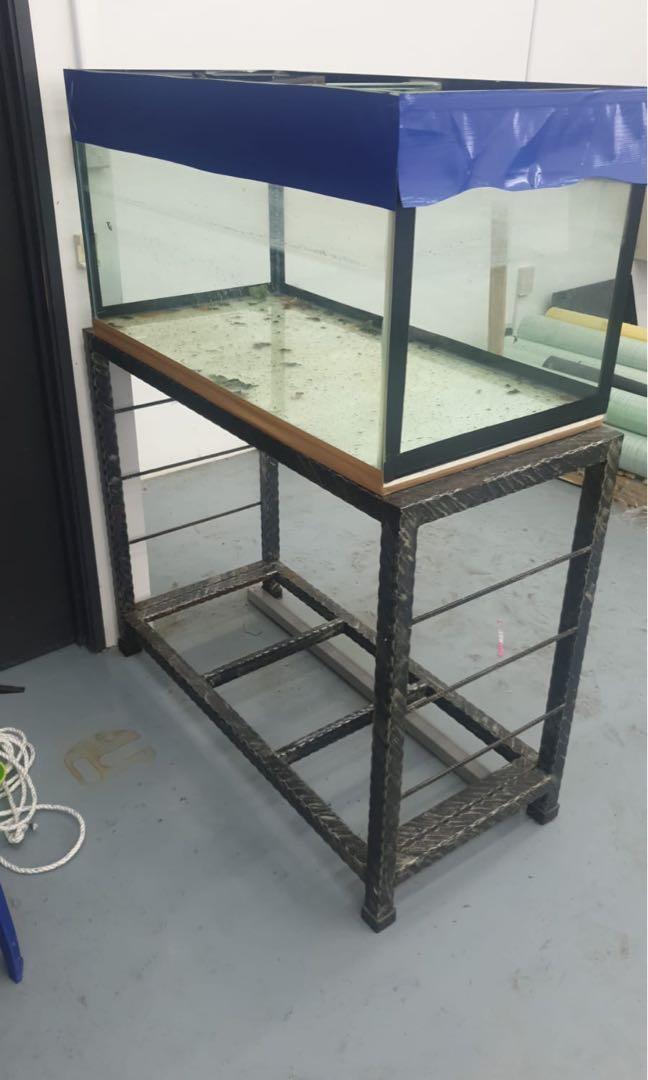 4FT x 2FT x 2FT Fish Tank with Stand, Pet Supplies, Homes & Other Pet ...