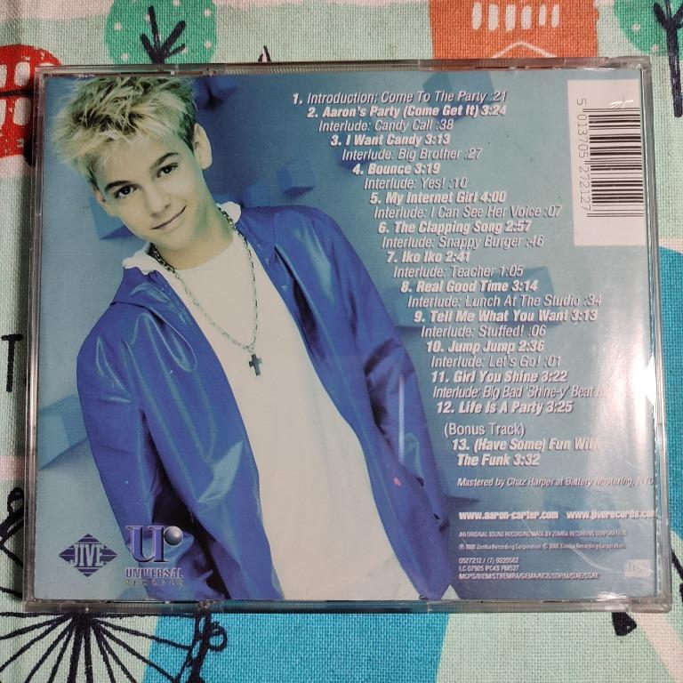 Aaron Carter - Aaron's Party (come get it), Hobbies & Toys, Music ...