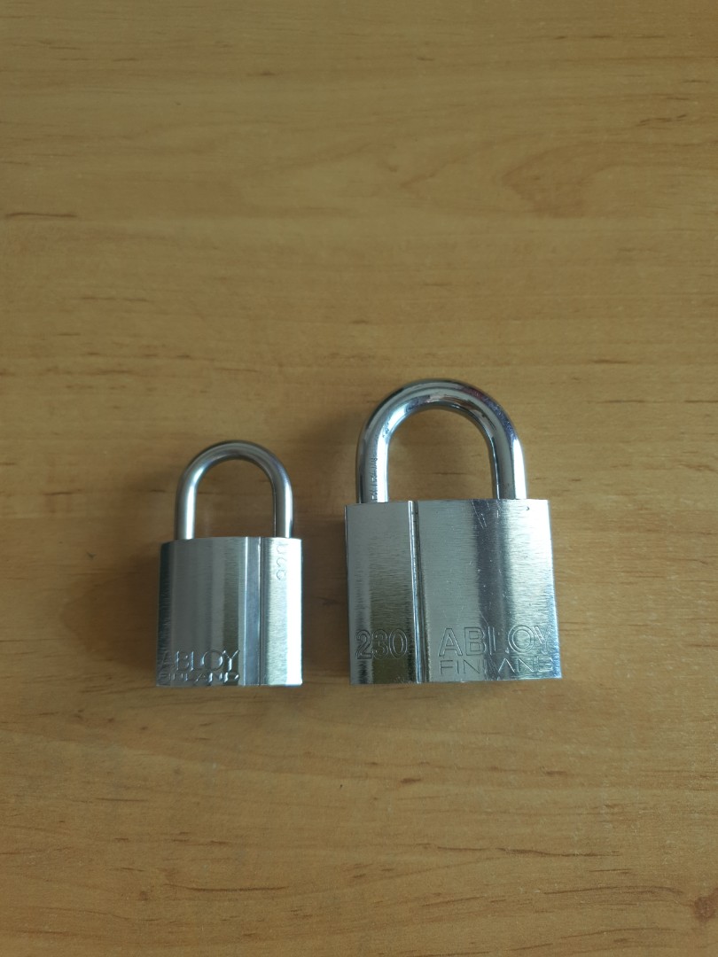 Abloy PL230 and PL320 Security Padlock, Furniture & Home Living ...