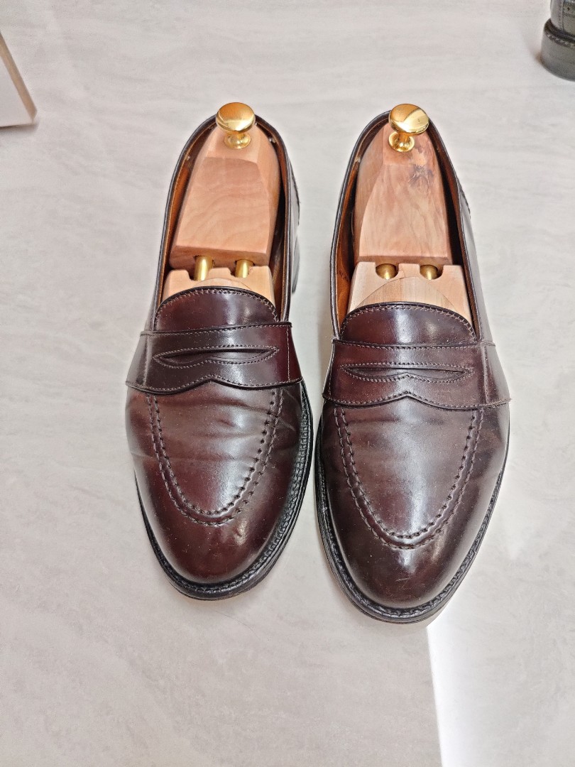 Alden shell cordovan loafers shoes, Men's Fashion, Footwear, Dress ...