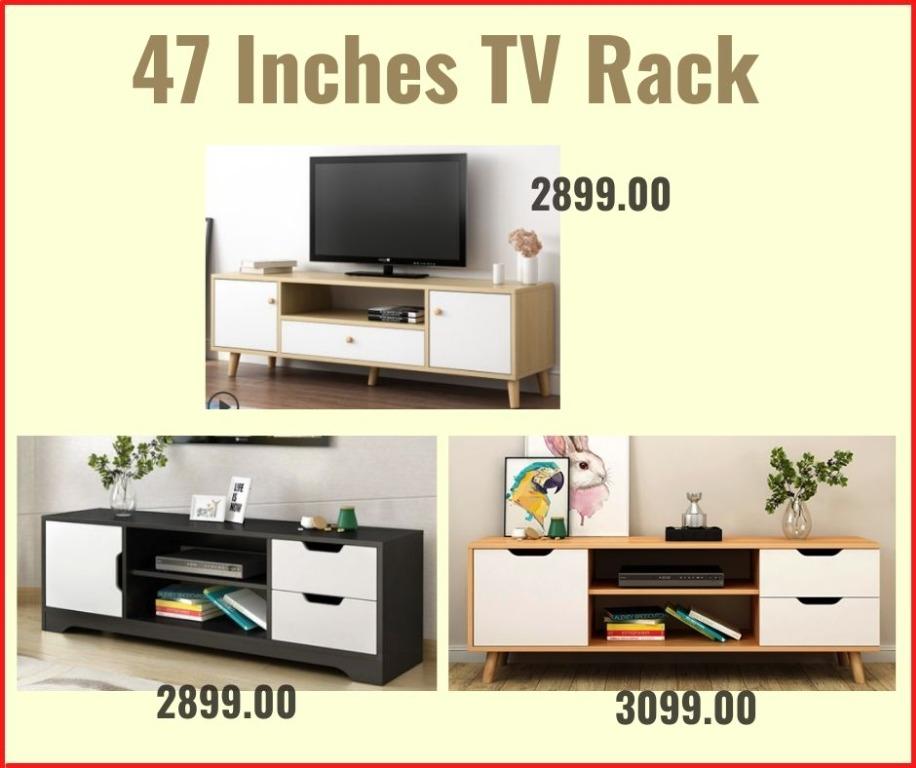 All Series 47 " Inches TV Console & TV Rack Cabinet with Shelves and ...