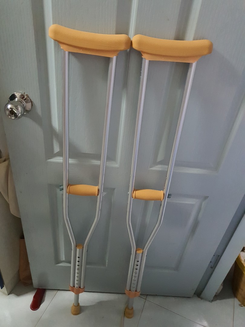 Aluminum Shoulder Crutches, Health & Nutrition, Assistive ...
