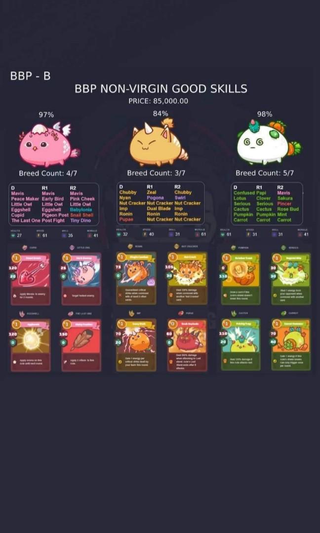 Axie Team, Video Gaming, Video Games, Others on Carousell