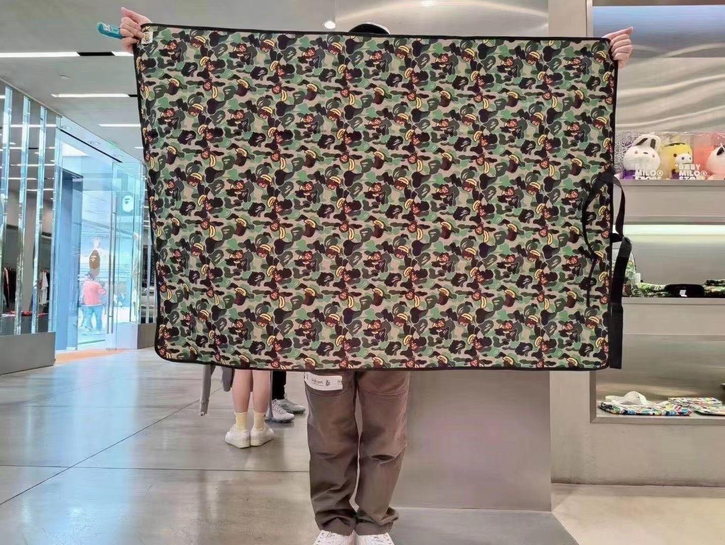 BAPE BABY MILO ABC MILO CAMO PICNIC MAT, Furniture & Home Living ...