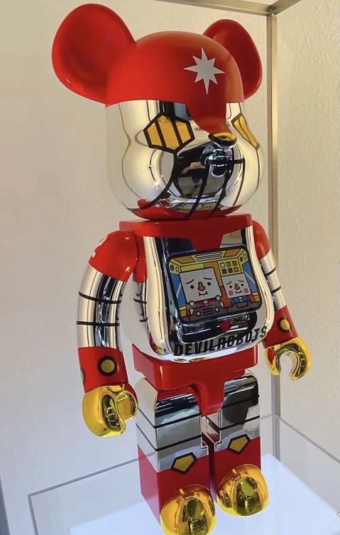 Rare Bearbrick Tofu devil robot 1000 To-Fu Anniversary , Hobbies & Toys ...