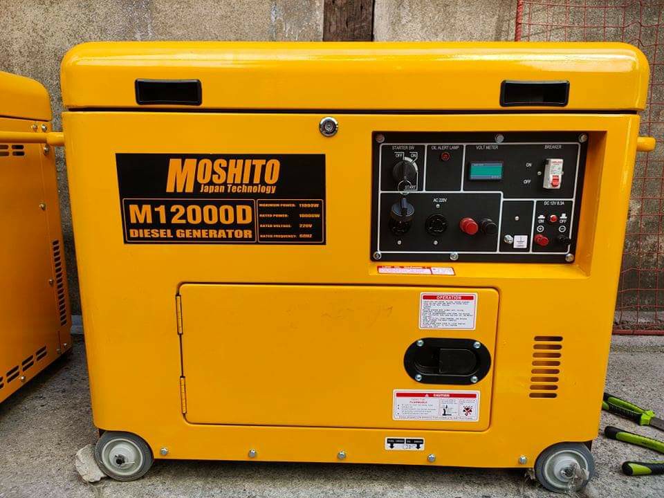 BRAND NEW MOSHITO DIESEL GENERATOR M12000D SILENT TYPE (Old Design ...