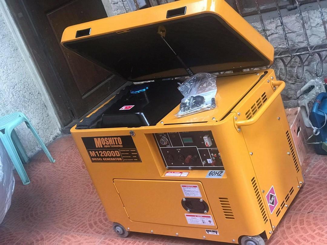 BRAND NEW MOSHITO DIESEL GENERATOR M12000D SILENT TYPE (Old Design ...