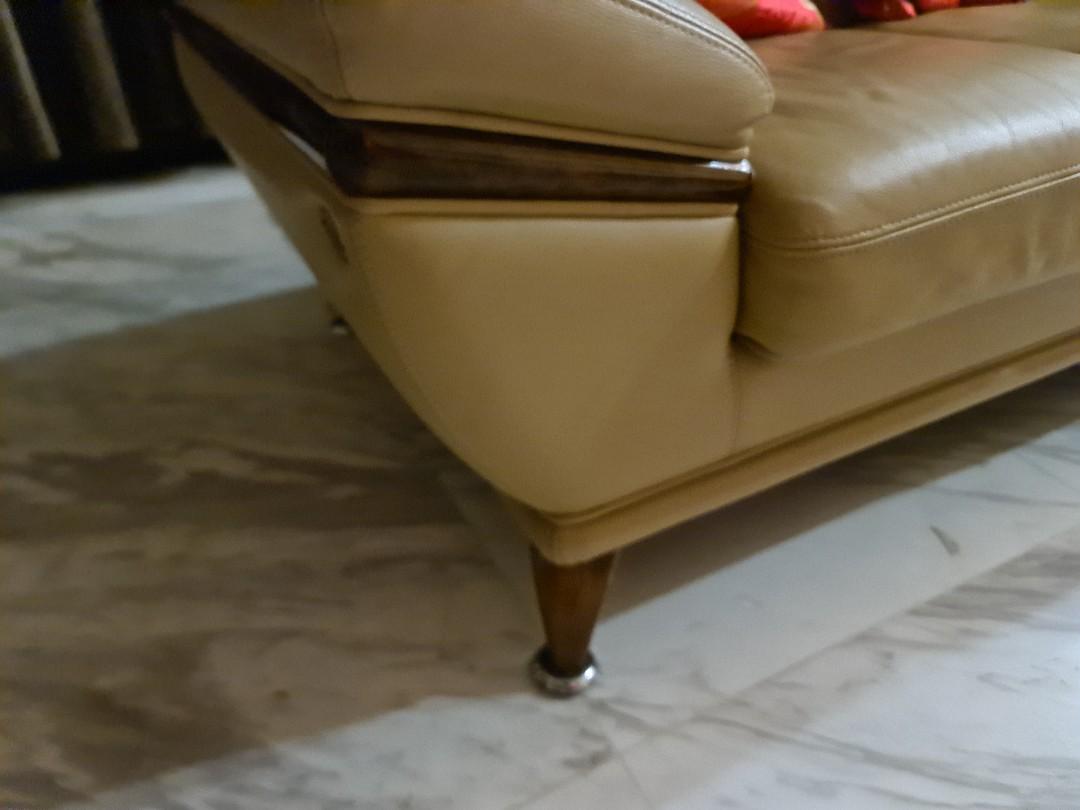 Branded Italian Nieri sofa leather, Furniture & Home Living, Furniture ...