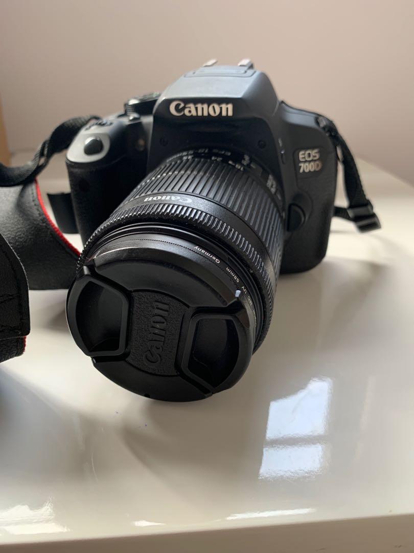 Canon EOS 700D 18-55mm lens, Photography, Cameras on Carousell