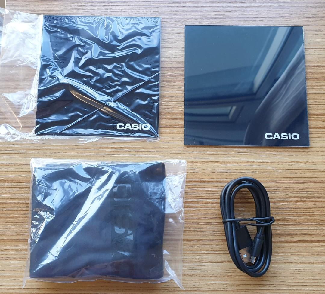 Casio solar watch, box charger., Men's Fashion, Watches & Accessories ...