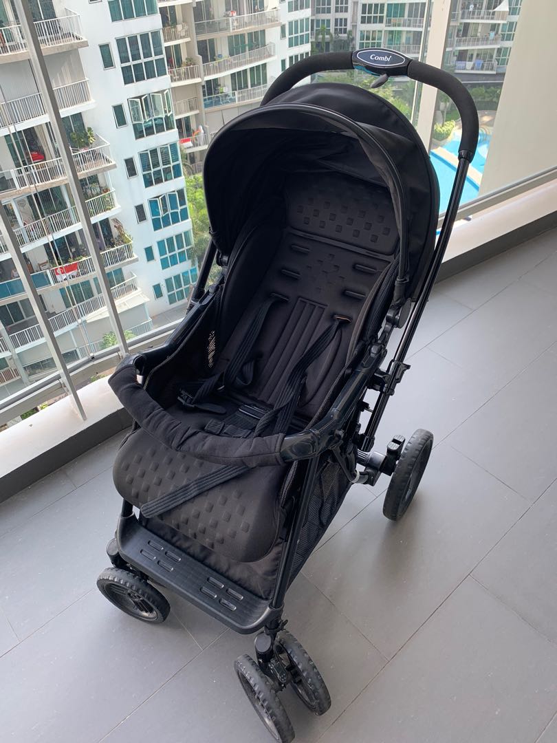 Combi Mega Ride stroller (black), Babies & Kids, Going Out, Strollers ...