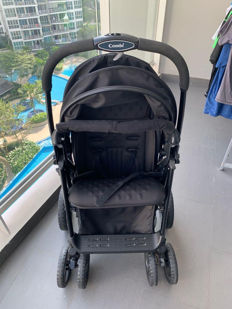 Combi Mega Ride stroller (black), Babies & Kids, Going Out, Strollers ...