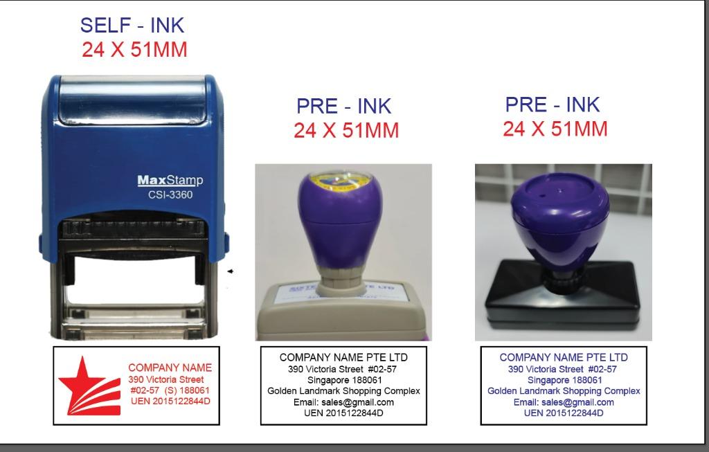 Urgent!! / Express!! COMPANY STAMP and NAME CARD, Business Services ...