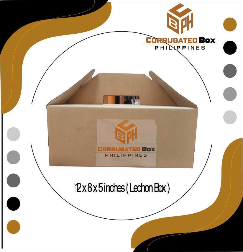 CORRUGATED LECHON BELLY BOX corrugated box, Furniture & Home Living ...