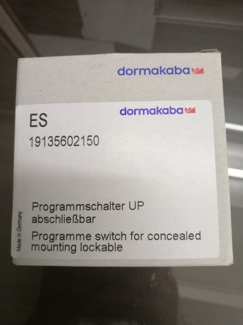 Dormakaba key switch for automatic door, Everything Else on Carousell