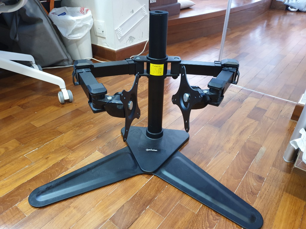 Dual Monitor Stand, Computers & Tech, Parts & Accessories, Monitor Screens on Carousell