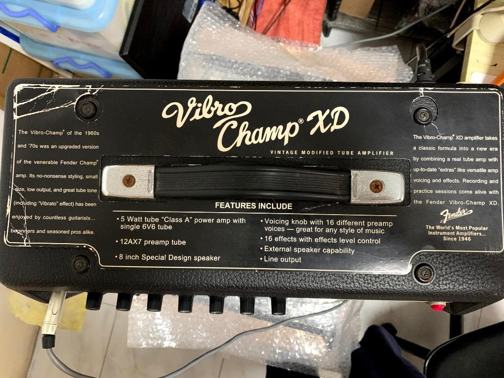 Fender Vibro Champ XD guitar Amp, Hobbies & Toys, Music & Media ...