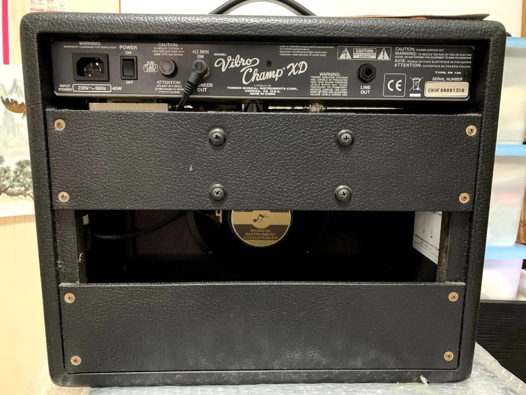 Fender Vibro Champ XD guitar Amp, Hobbies & Toys, Music & Media ...
