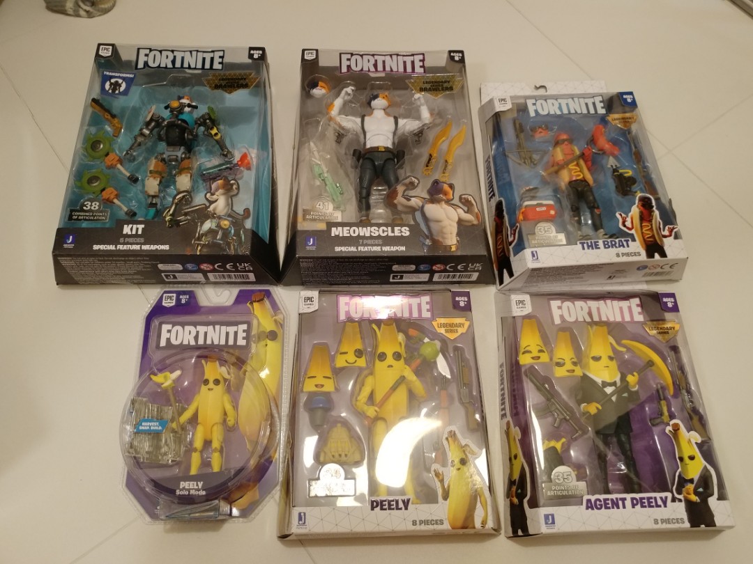 Fortnite Meowscles。Kit。The Brat。Peely 非 shf mafex mezco figma, 興趣及遊戲 ...